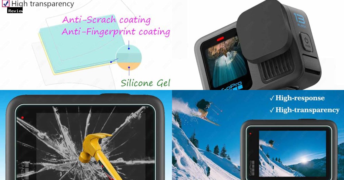 ULBTER Screen Protector Compatible with GoPro Hero 13 Hero13 Black ...