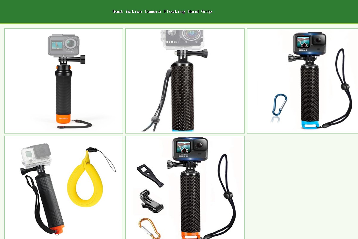 Best Action Camera Floating Hand Grip - Best Action Cameras