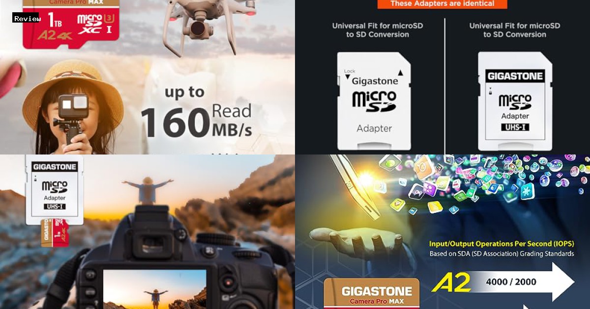 Gigastone 1TB Micro SD Card Review: Data Recovery Tested - Best Action ...