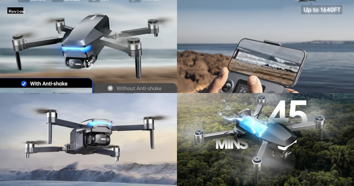 REDRIE DJI 4K GPS Drone: Hands-on Review - Best Action Cameras