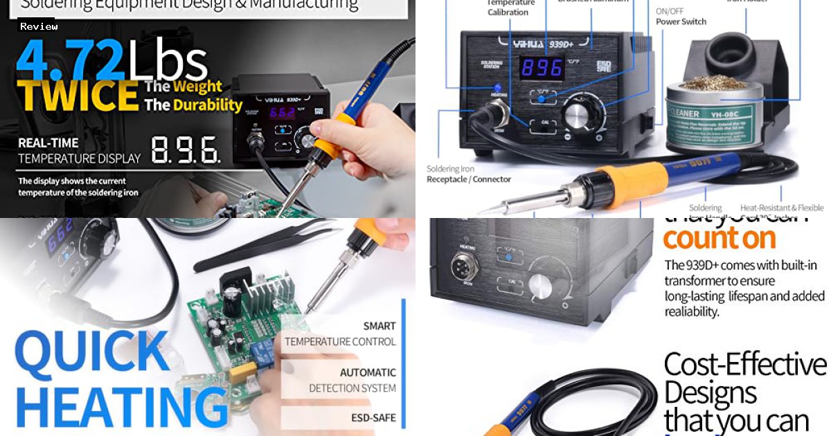 Fanttik YIHUA 939D+ Soldering Station Review - Best Action Cameras