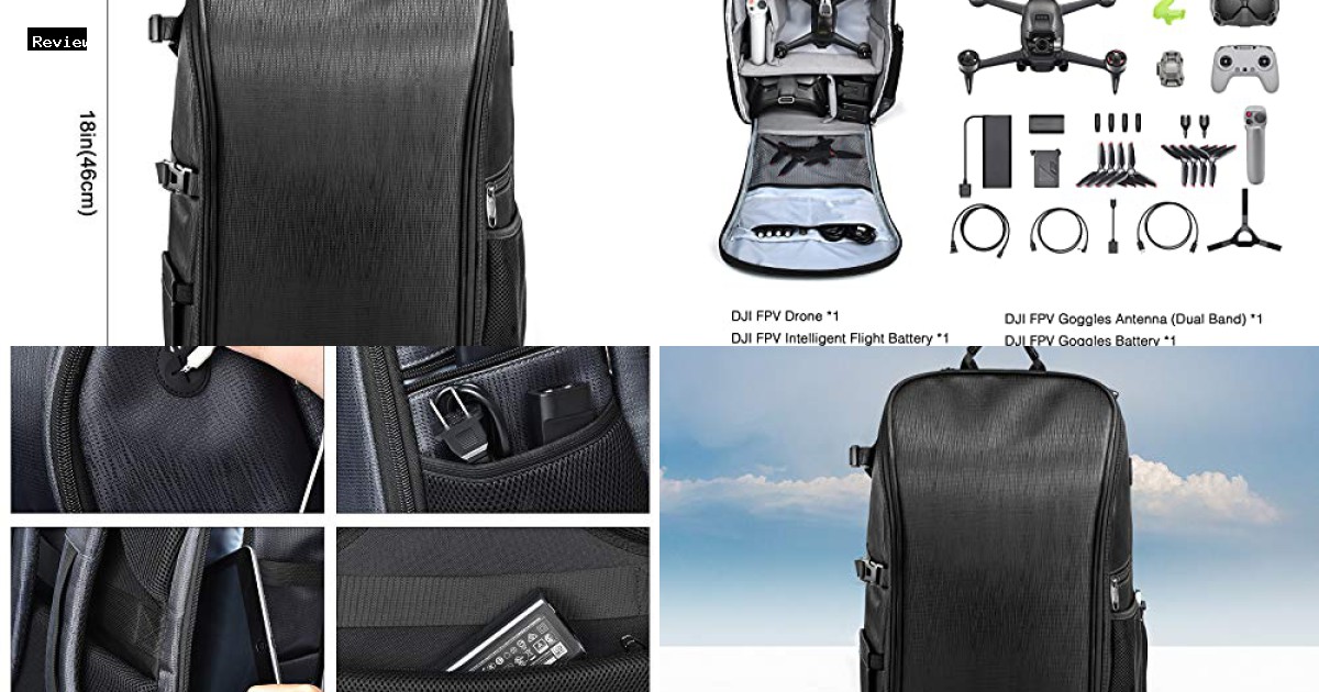 HGLRC TOPCHANCES DJI FPV Backpack Review - Best Action Cameras