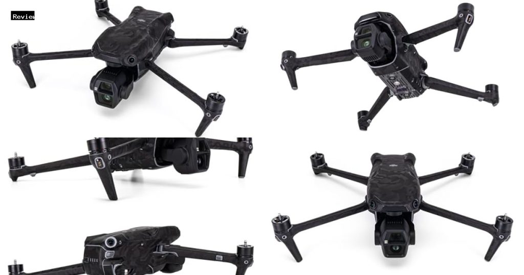 WRAPGRADE DJI Air 3S Skin (Black Camo) Review - Best Action Cameras